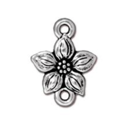 Star Jasmine Link - Silver - TierraCast – Tangles'n Knots